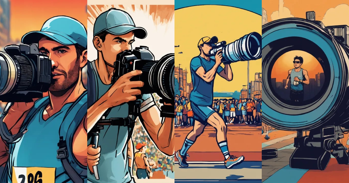 Lexica - Photographer with a giant telephoto lens, disproportionate ...