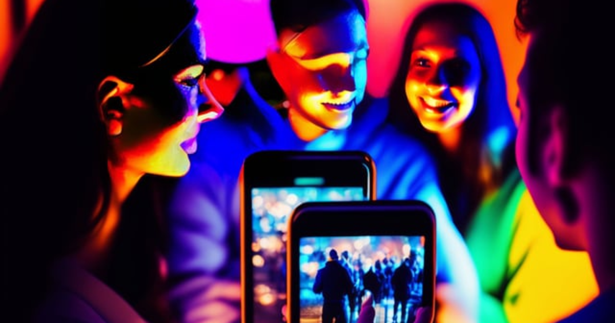 Lexica - Gopro of group of people in a dark room, illuminated by the ...