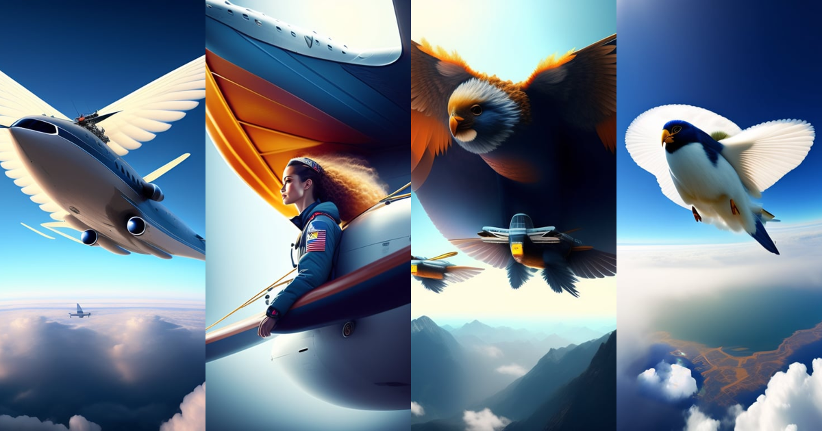 Lexica - Winged humans who live in the clouds and have mastered the art ...