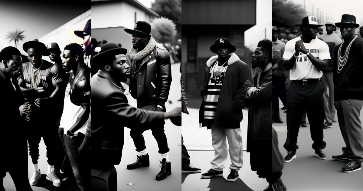 Lexica - Hip hop artists rap battling in the streets of Compton ...