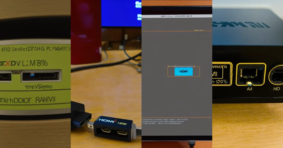 Lexica - Visualize an HDMI ARC port, showing the 'ARC' label on the ...