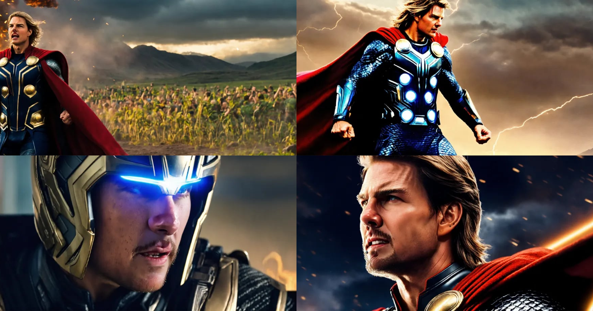 Lexica - Tom cruise become THOR