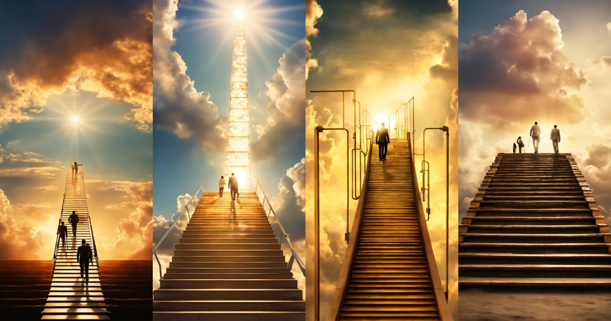 Lexica - The stage of human evolution, managers climb the ladder of ...