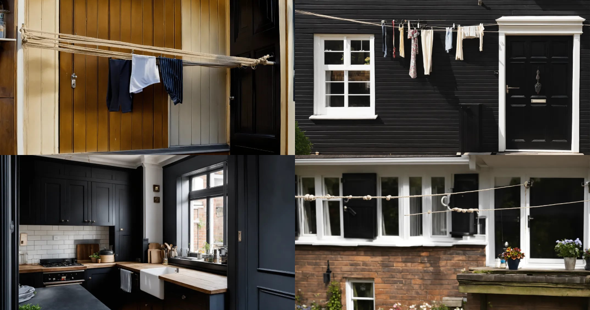 Lexica - Loose clothesline ropes in the kitchen of a typical old ...