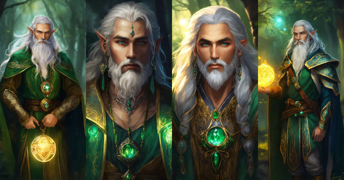 Lexica - Tuclis is a wise and enigmatic elf mage in a fantasy world. He ...
