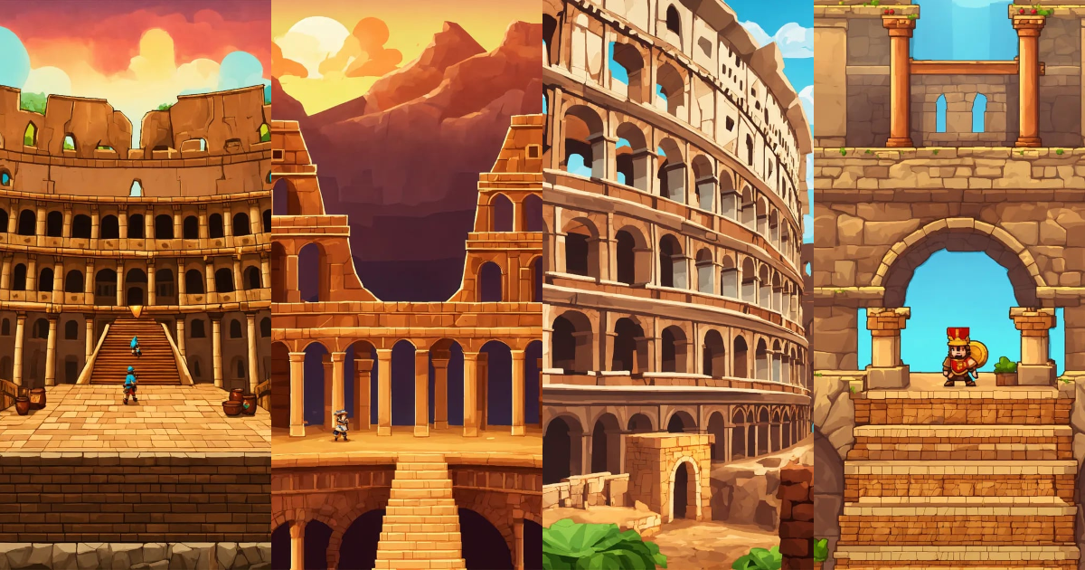 Lexica - Plataforma 2d game The Colosseum