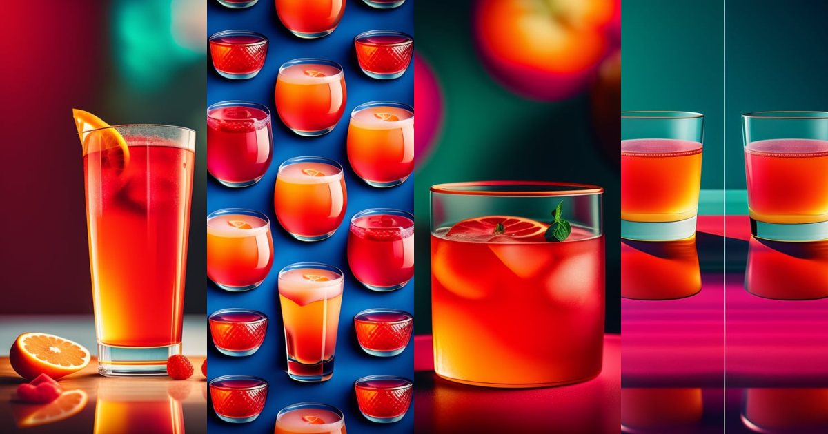 Lexica - A clean seamless repeating pattern of campari soda cocktail ...