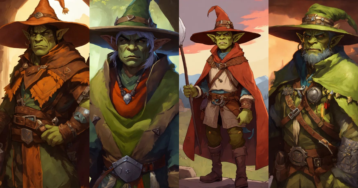 Lexica - An Orc poorly disguised as a half elf in a western themed ...