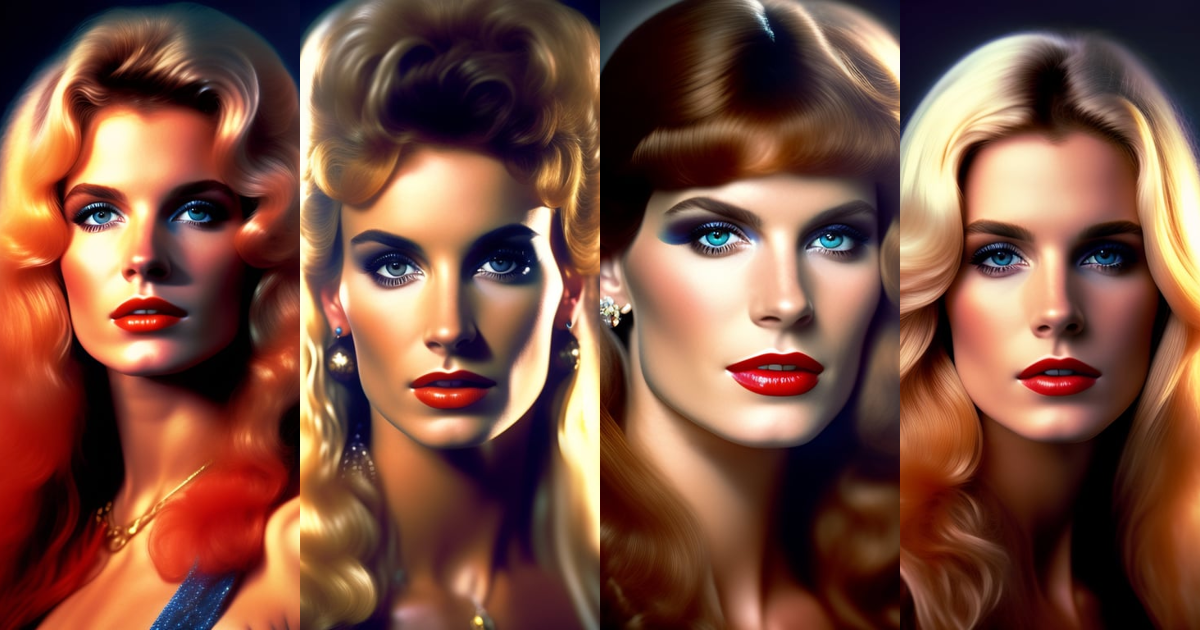 Lexica - A portrait of a 1980s beautiful young woman, heavy metal rock ...