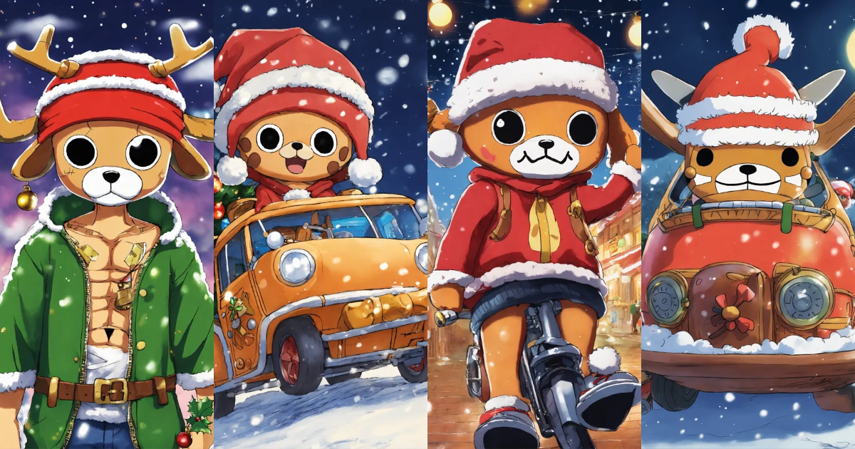 Lexica - Chopper, One Piece Anime, children's book illustration style ...