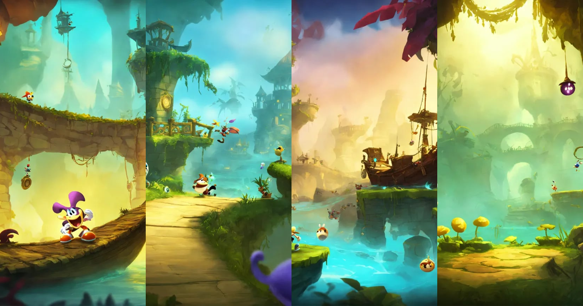 Lexica - Game background Rayman legends