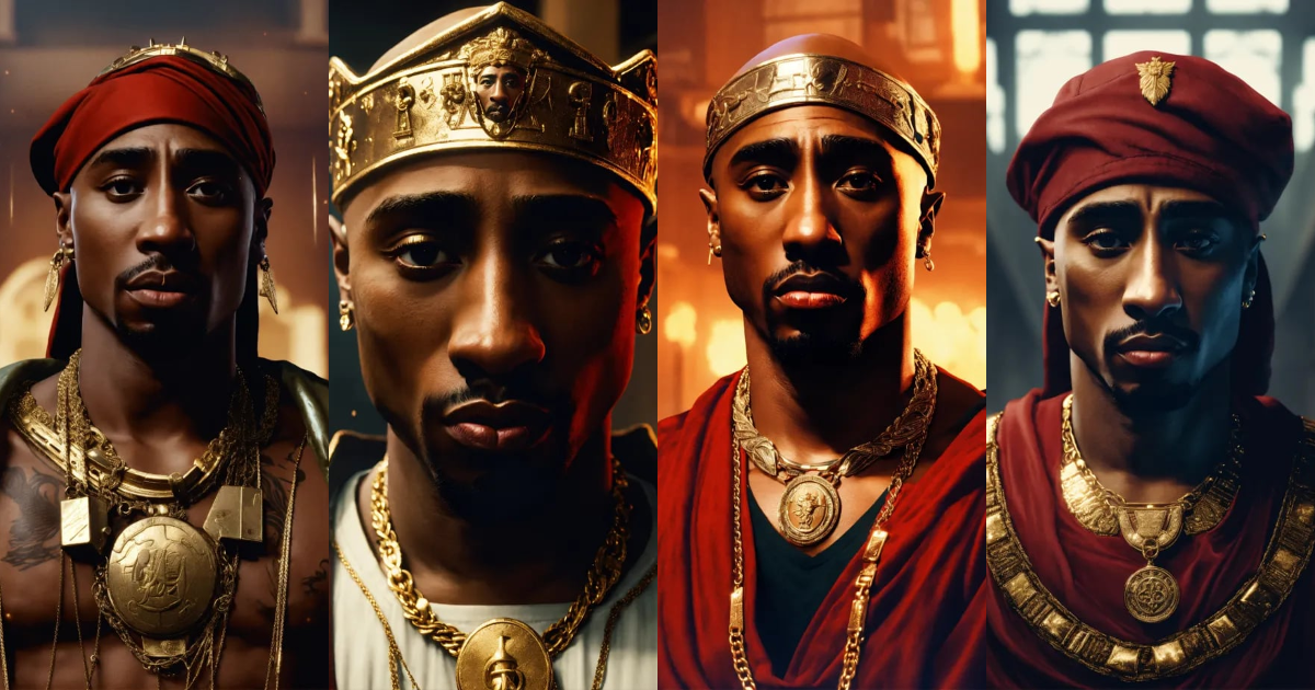 Lexica - Tupac Shakur as Julius Caesar 8k unreal engine render ...