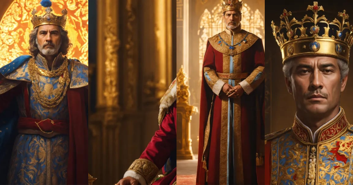 Lexica - "Describe a middle-aged king of European descent, with ...