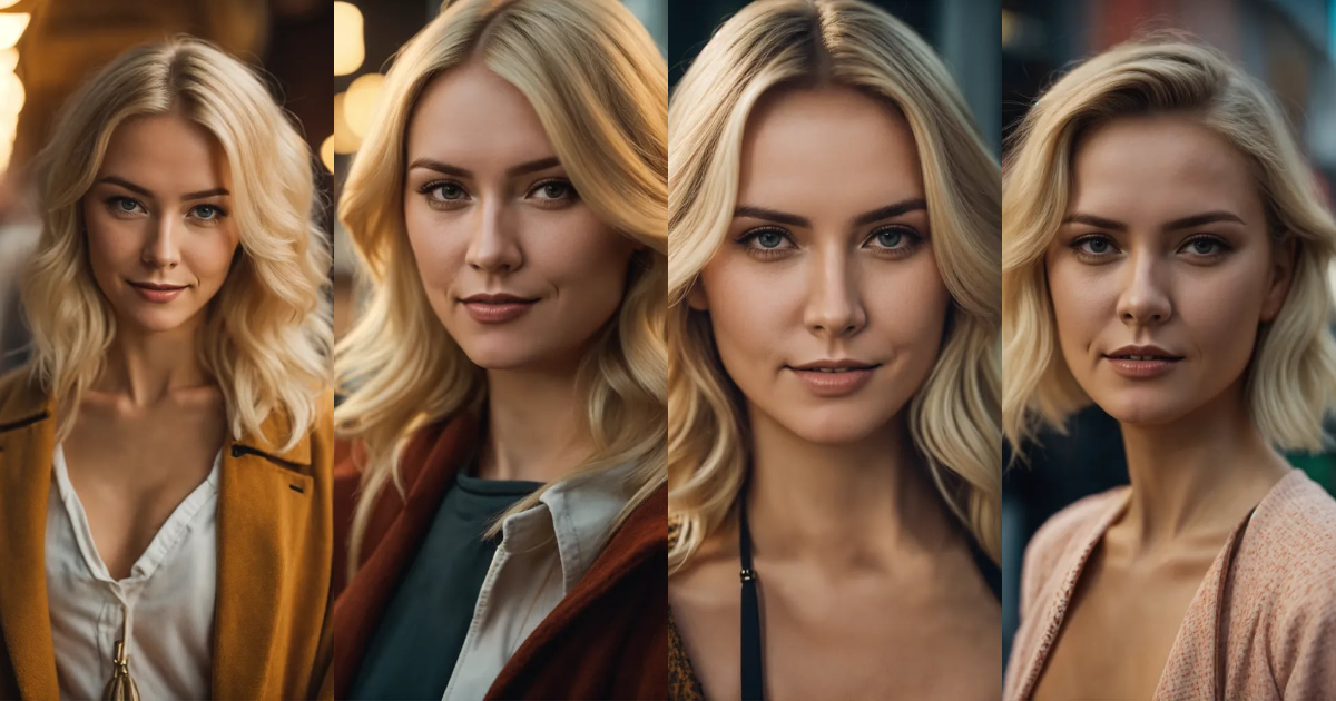 Lexica - Cinematic photo cunning blonde woman with sneaky smirk ...