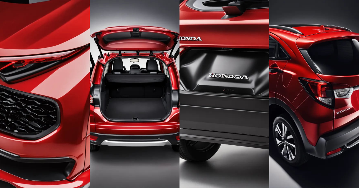 Lexica - Only the red car trunk piece part from honda hrv 2016, with ...