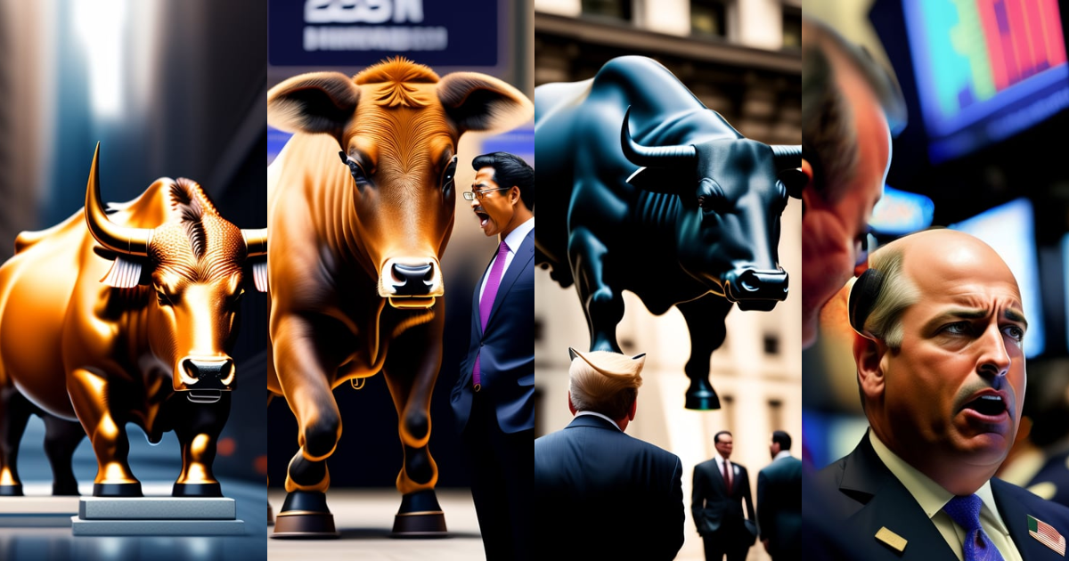 Lexica - Wall Street bull crying