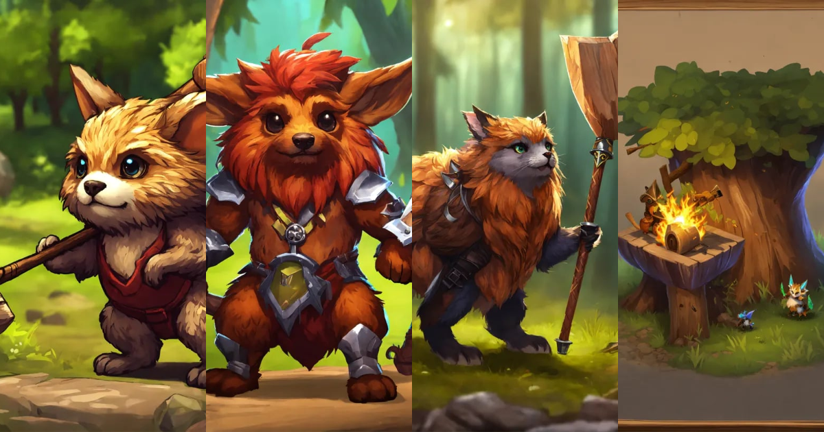 Lexica - Mmorpg woodchopping pet creature