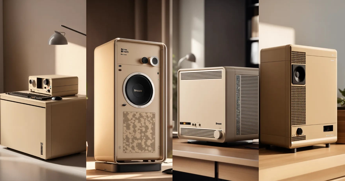 Lexica - A stunning, sleek beige PC case designed by Dieter Rams, BRAUN ...