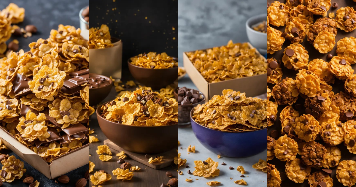 Lexica - Chocolate hazelnut flavored cornflakes box