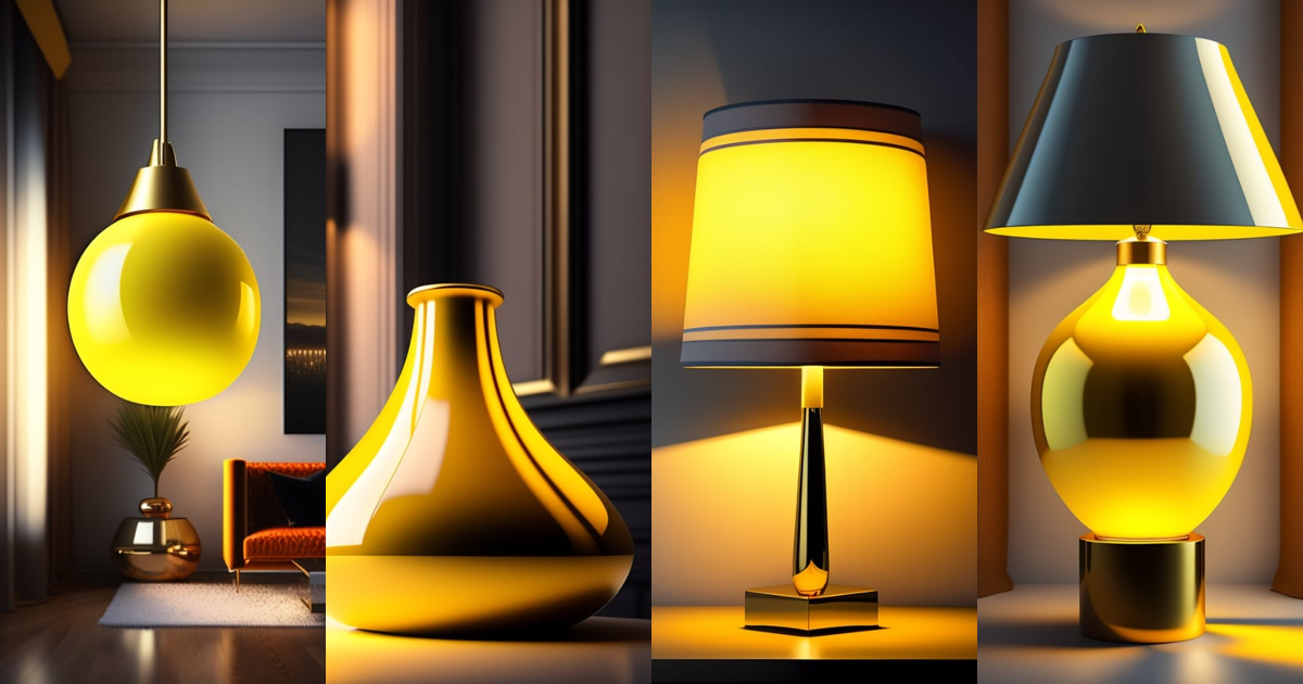 Lexica - A large lamp placed in a large living room, art designers ...