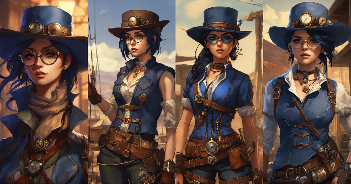 Lexica - A female 16yo archer role-playing game character "Deadlands ...