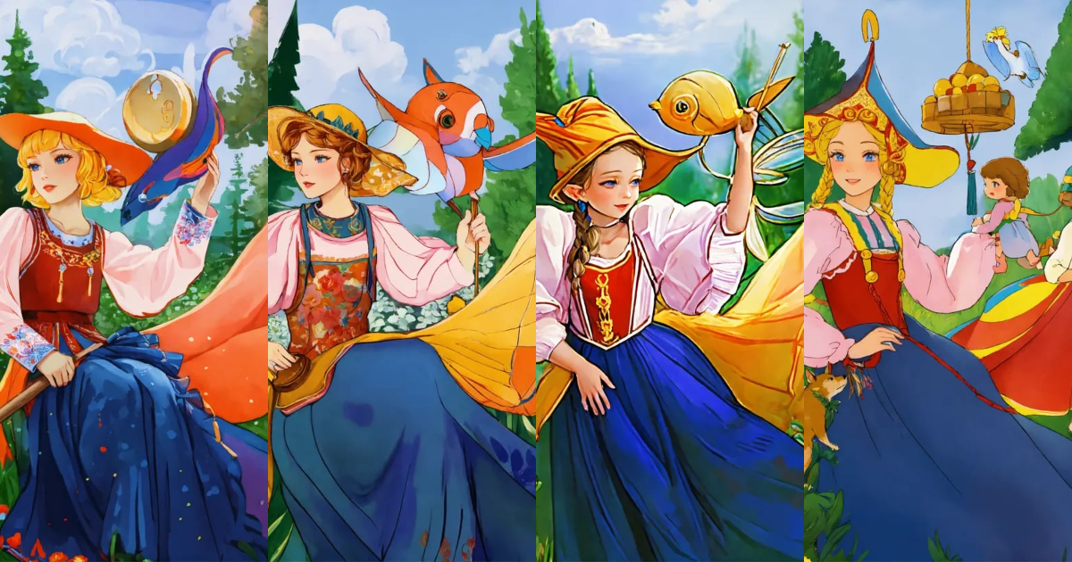 Lexica - Kolobok is a Ukrainian fairy tale