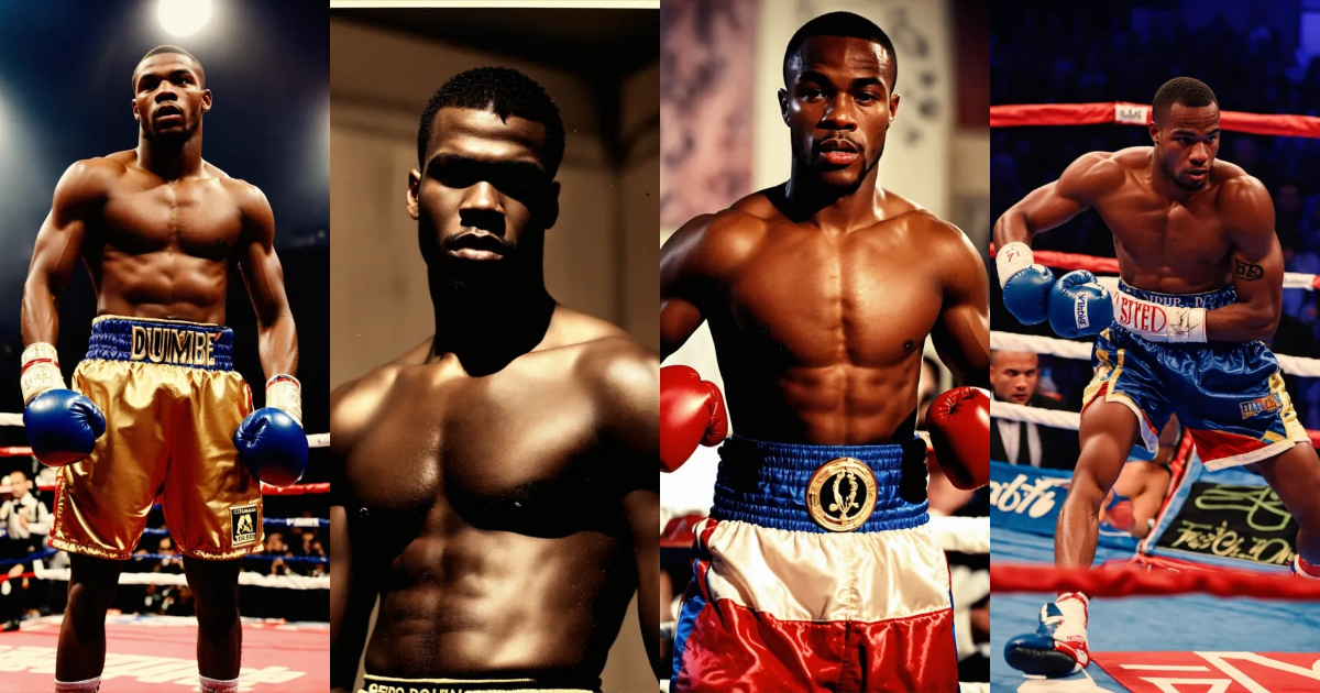 Lexica - Picture of the french boxer Cedric doumbe in a ring