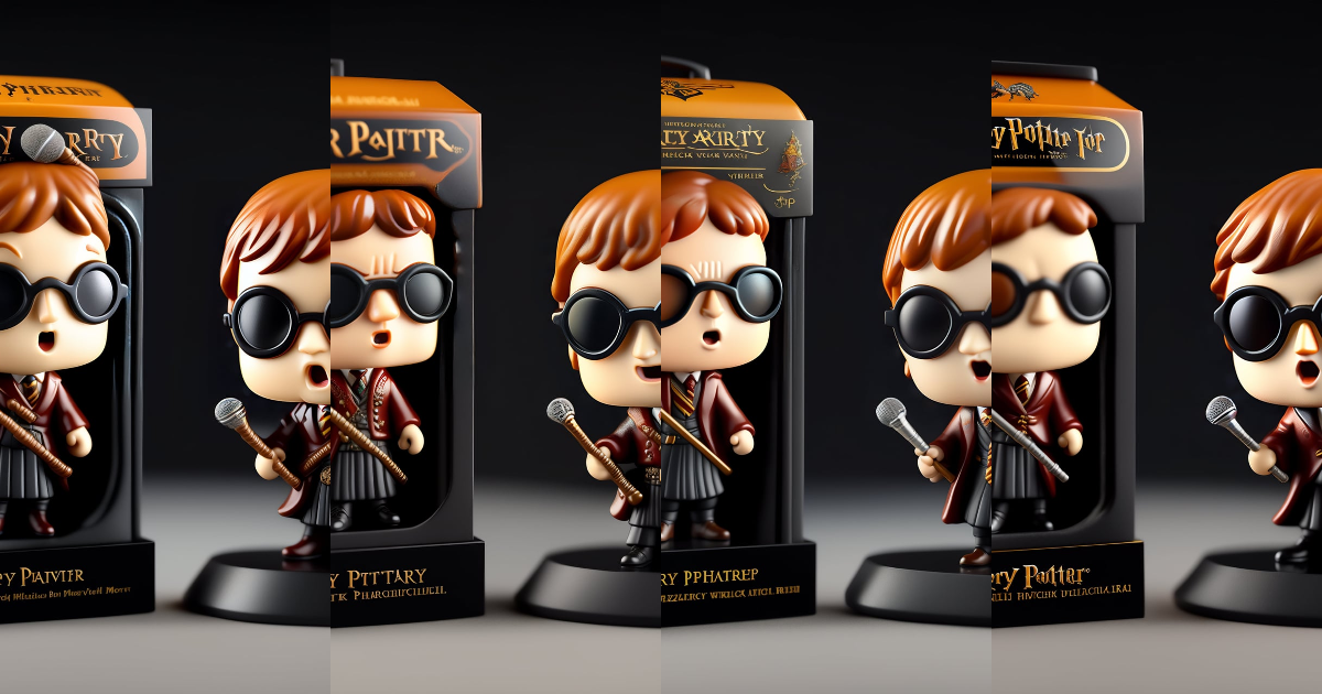 Lexica - Harry Potter wizard rock singing microphone funko realistic 3d ...