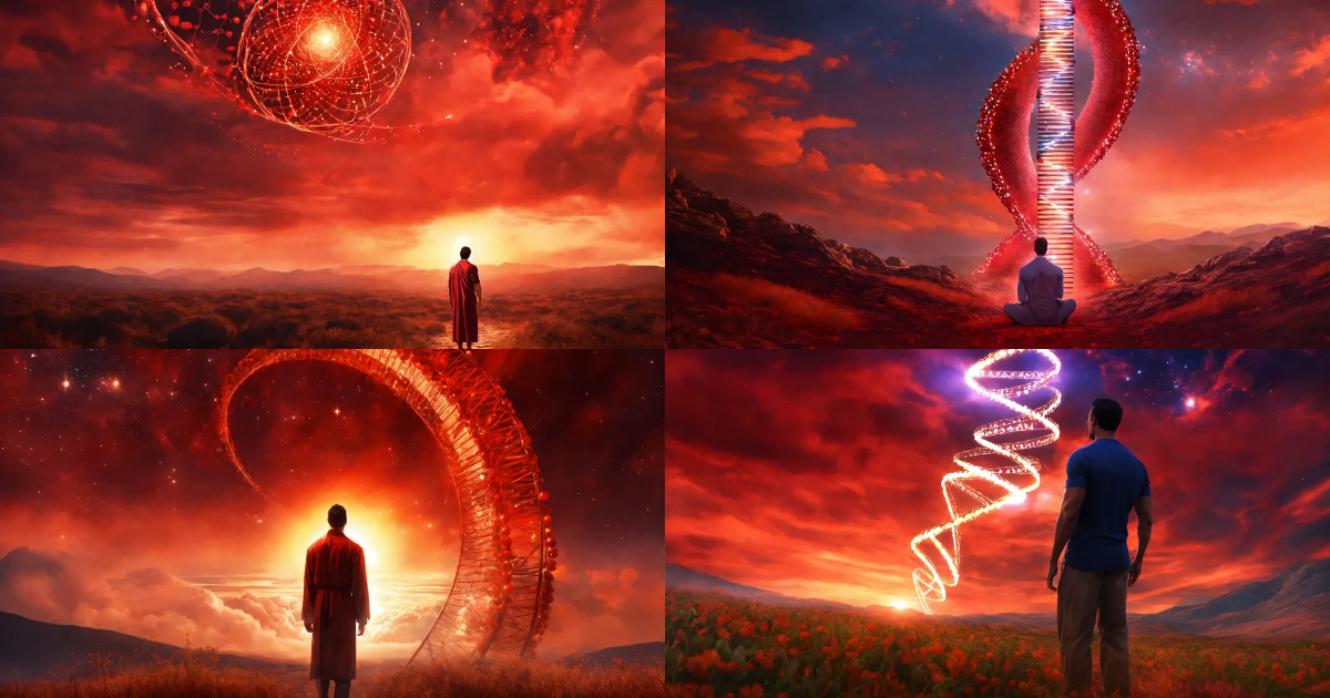 Lexica - Spiritual healing, well built man, dna strands, 4k resolution ...