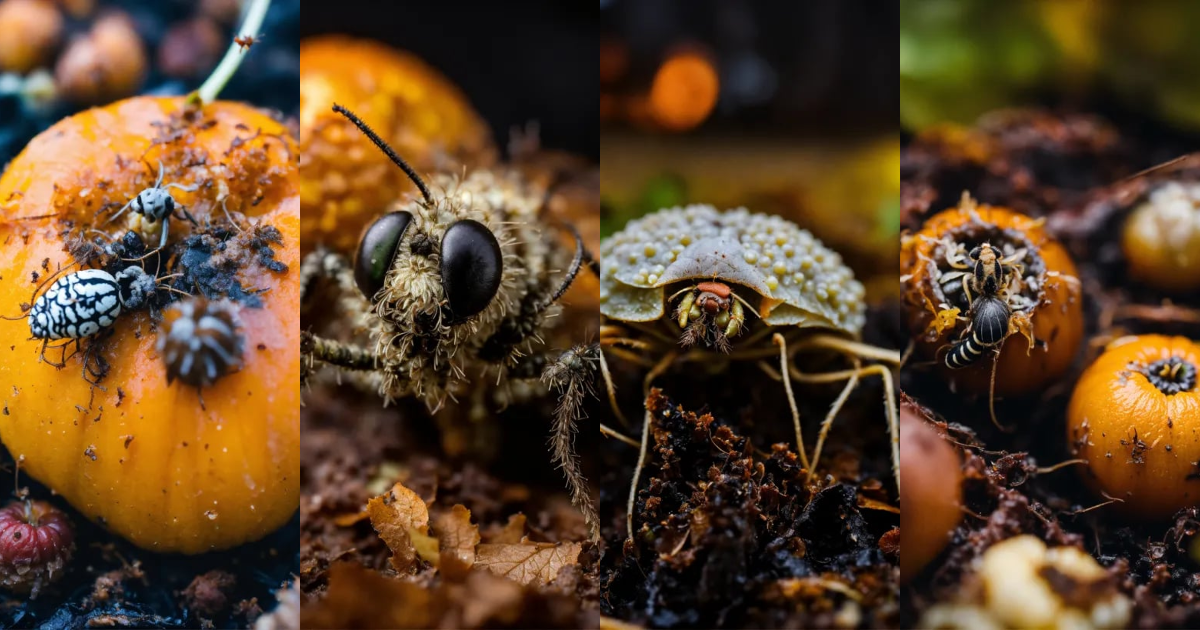 Lexica - Dark creepy ugly Autumn macro photography of dirty and filthy ...