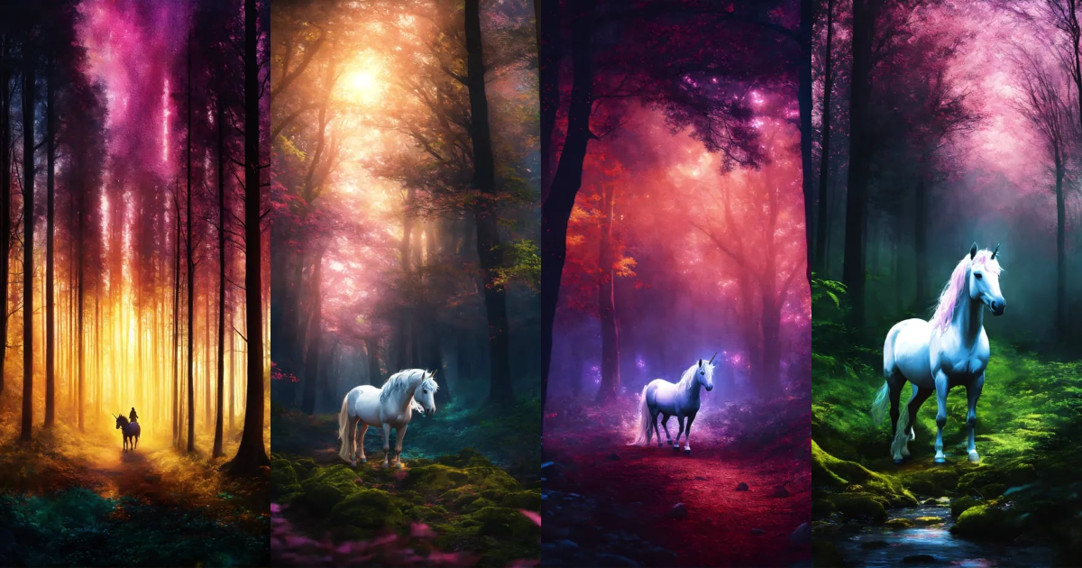 Lexica - A dark force emerges in an enchanted forest with unicorns in simulated reality thriller.