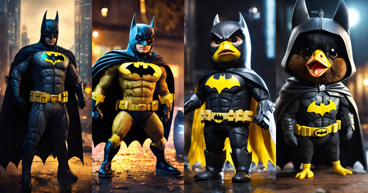 Lexica - Chiken as batman 4k