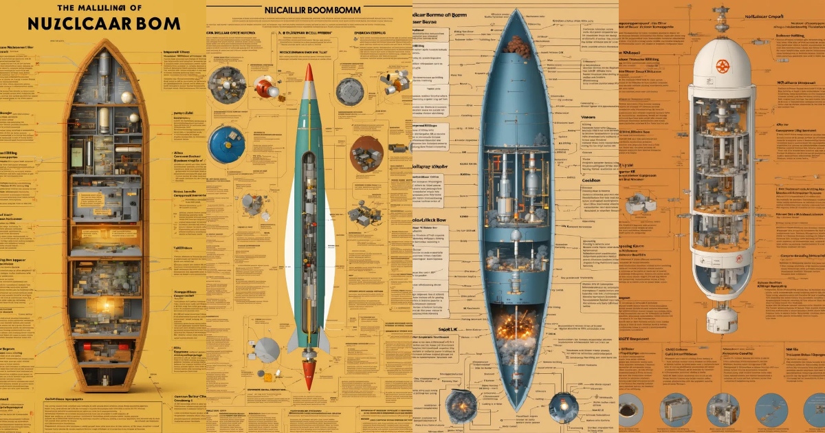 Lexica - An exploded view diagram of the components of a nuclear bomb ...