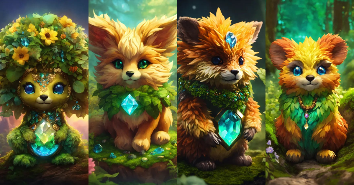 Lexica - Crypto Critter Gaia's Grovekeeper Rooted in nature, the Gaia's ...