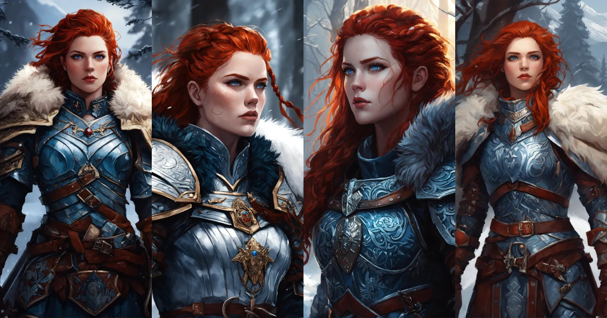 Lexica - A strong rugged woman in intricate armor, highly detailed ...