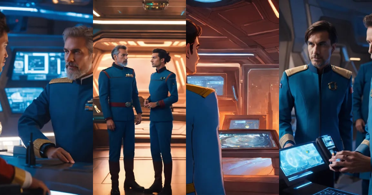 Lexica - Rugged and scruffy Galactic Federation general standing at the ...