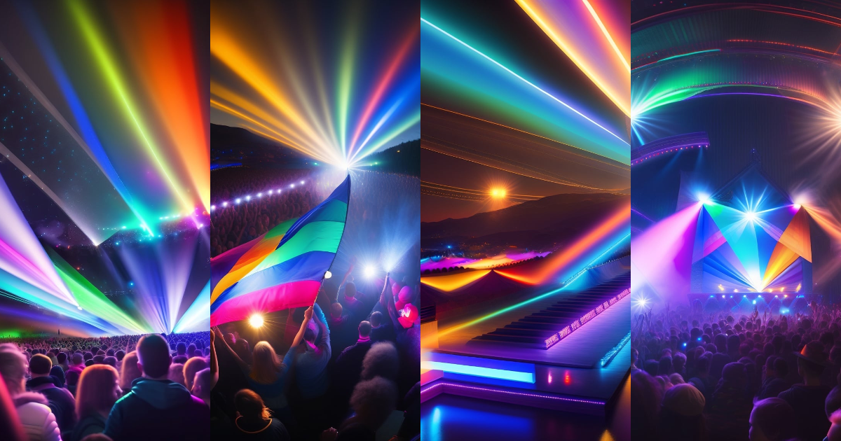 Lexica - Birthday Party Rave Scene, HD, Lasers and lights