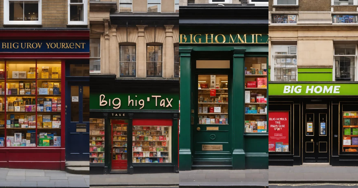 Lexica - Software store, store name is "BIG HOME TAX", address 27 Old ...