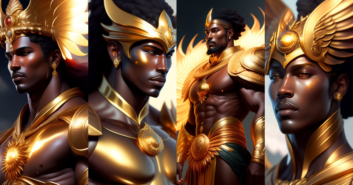 Lexica - Apollo humanoid god of the sun, highly detailed, d & d ...