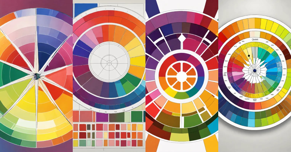 Lexica - A SIMPLE conventional color-wheel in 'white background' in ...