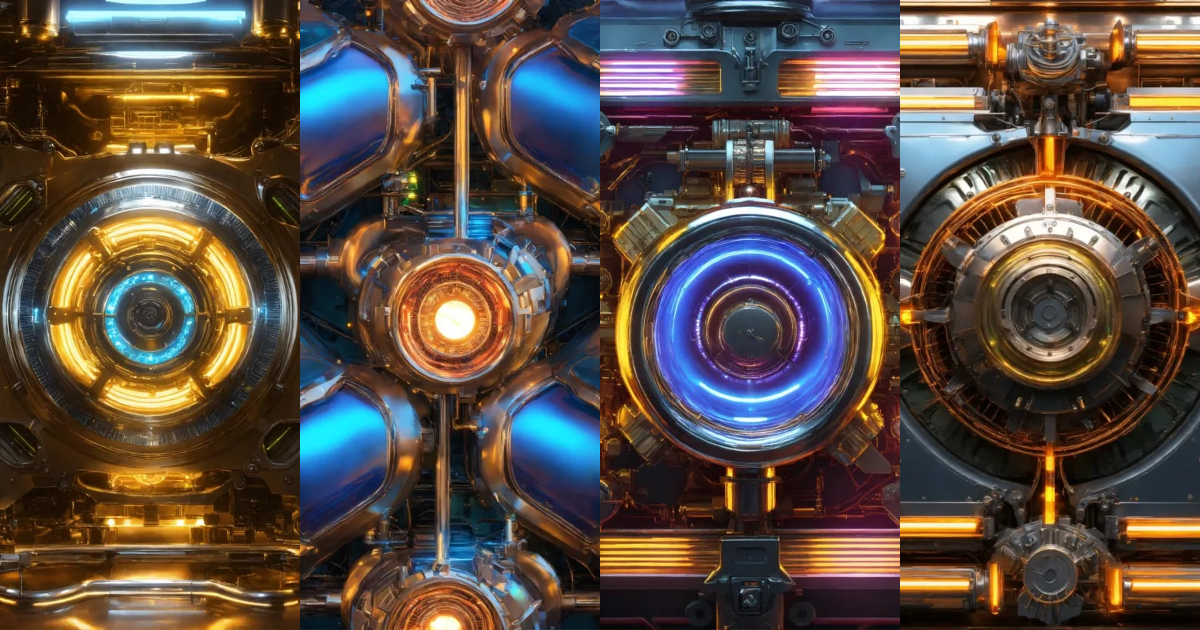 Lexica - High tech tools, symmetrical, 4-Dimensional, Reflective, Liquid Metal, Brushed Aluminum ...