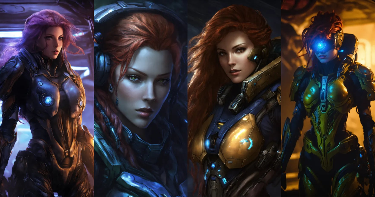 Lexica - Sarah kerrigan starcraft ghost hiding in the shadows