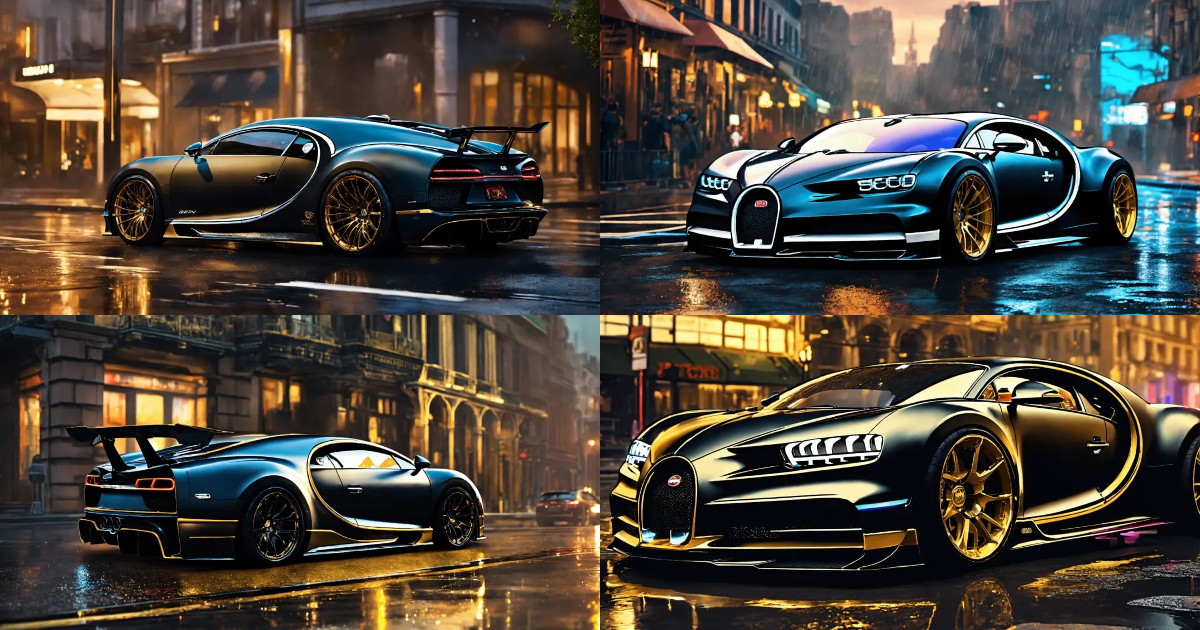 Lexica - Motion art, matte black with gold details, highly realistic ...