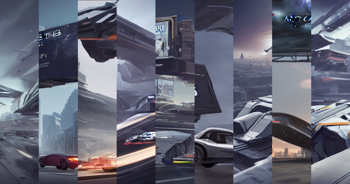 Lexica - Half canvas star citizen car half canvs on the coronation of ...