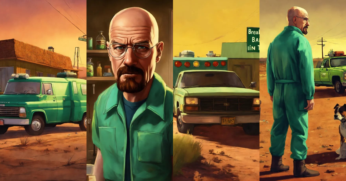 Lexica - Breaking bad in the style of a Pixar film. more realism