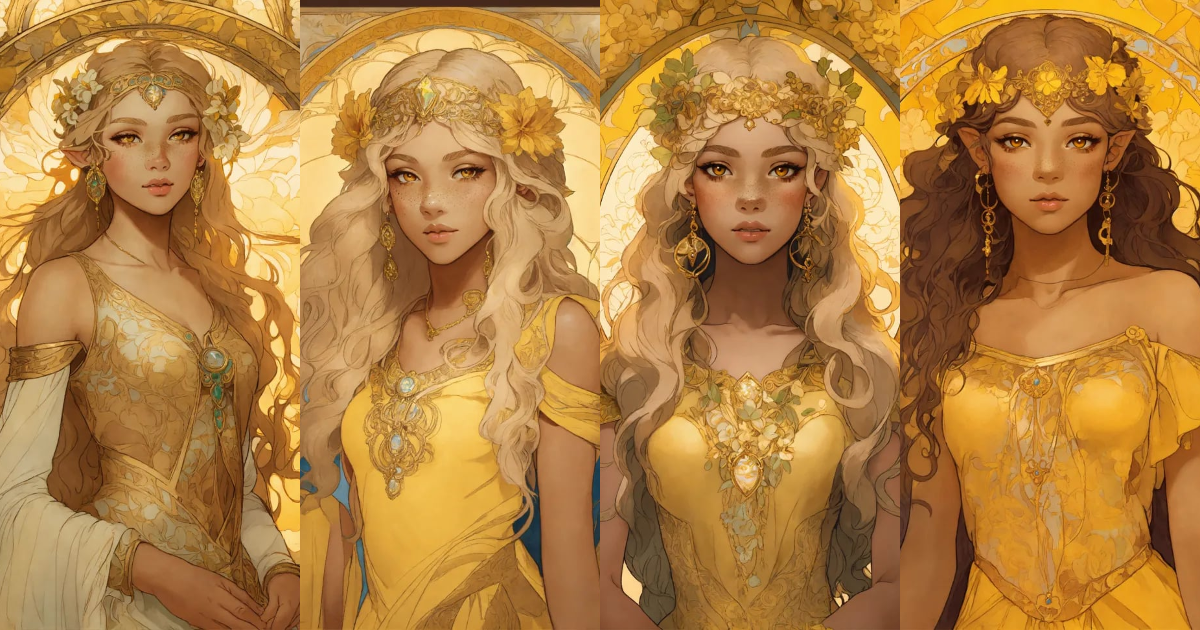 Lexica - Portrait of a young fairy elf biracial princess with tan ...