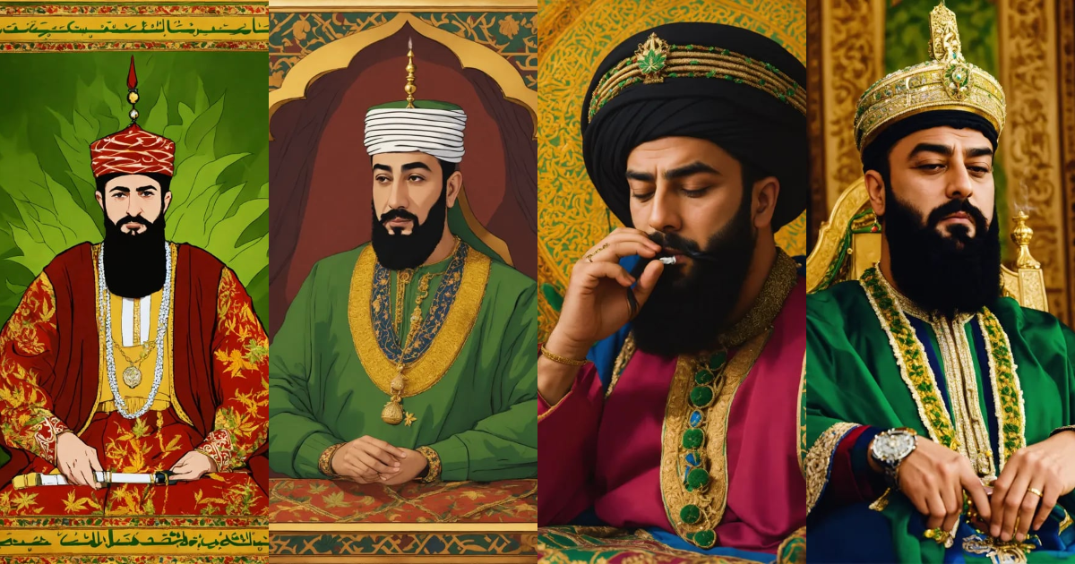 Lexica - Arabic sultan smoking weed