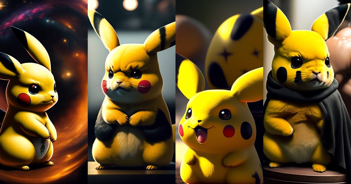 Lexica - Pikachu covered in tattoos in interstellar movie