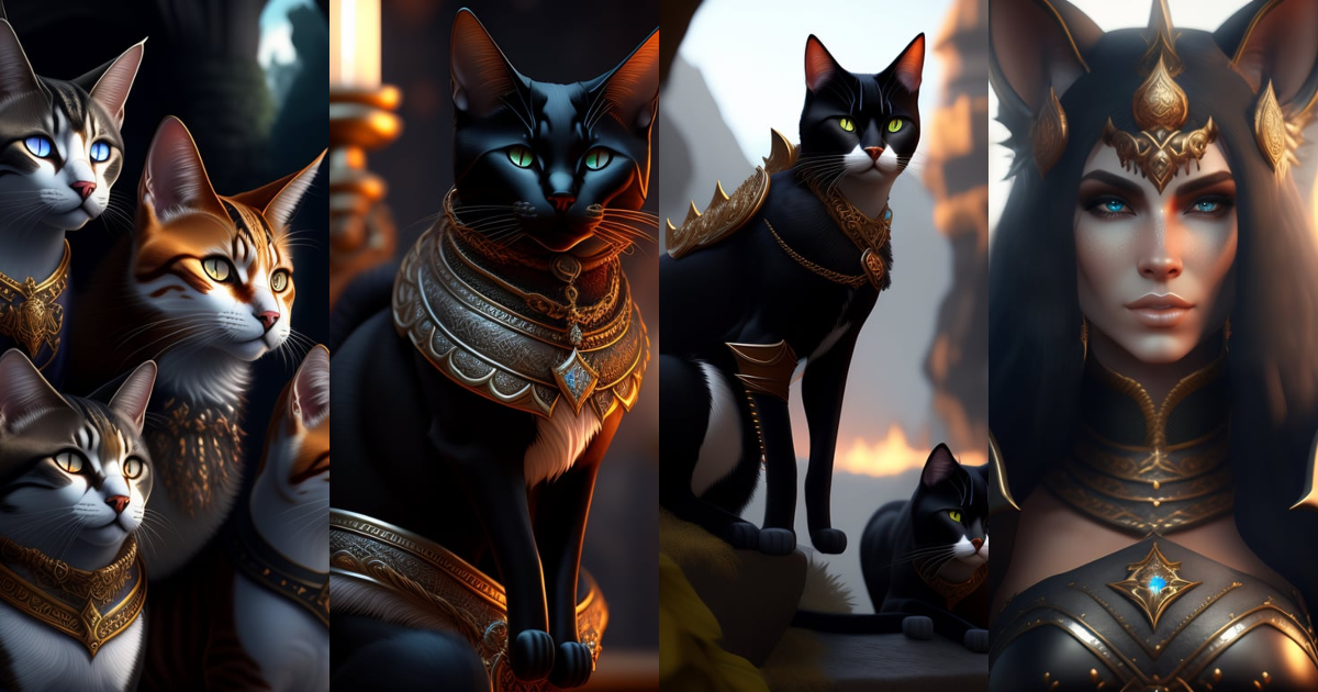Lexica - Race of cats in the fantasy world of dnd Conceptual art ...