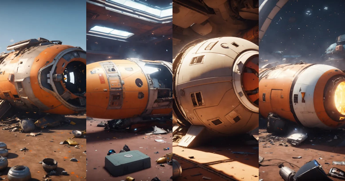 Lexica - A small emergency escape capsule crashed in the middle of a ...